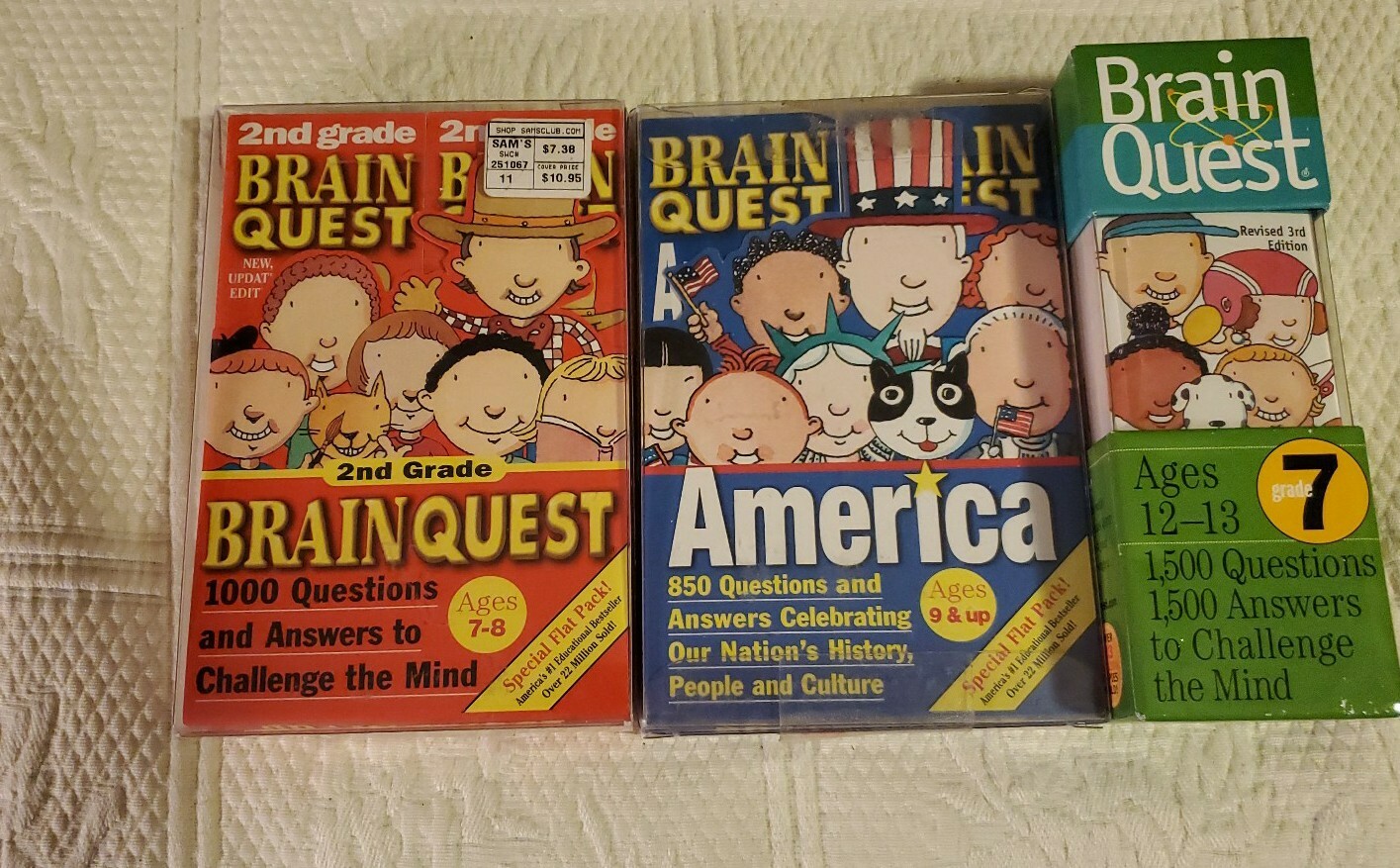 5 Decks of Brain Quest Cards: ages 7-8, 9 & up, 12 & 13 | eBay