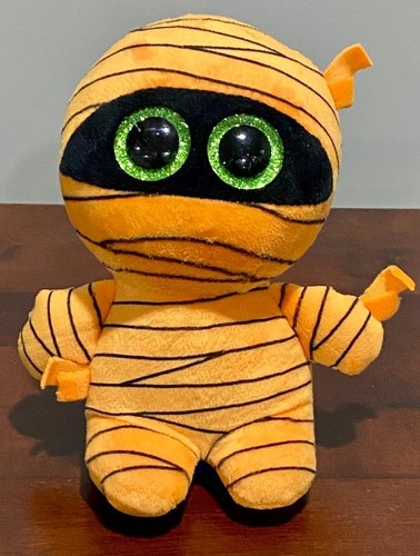 TY Beanie Boos Hallopween Plush Mask Orange Mummy | eBay