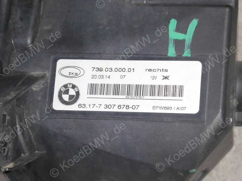 BMW 63117494866, 63177307678 | eBay