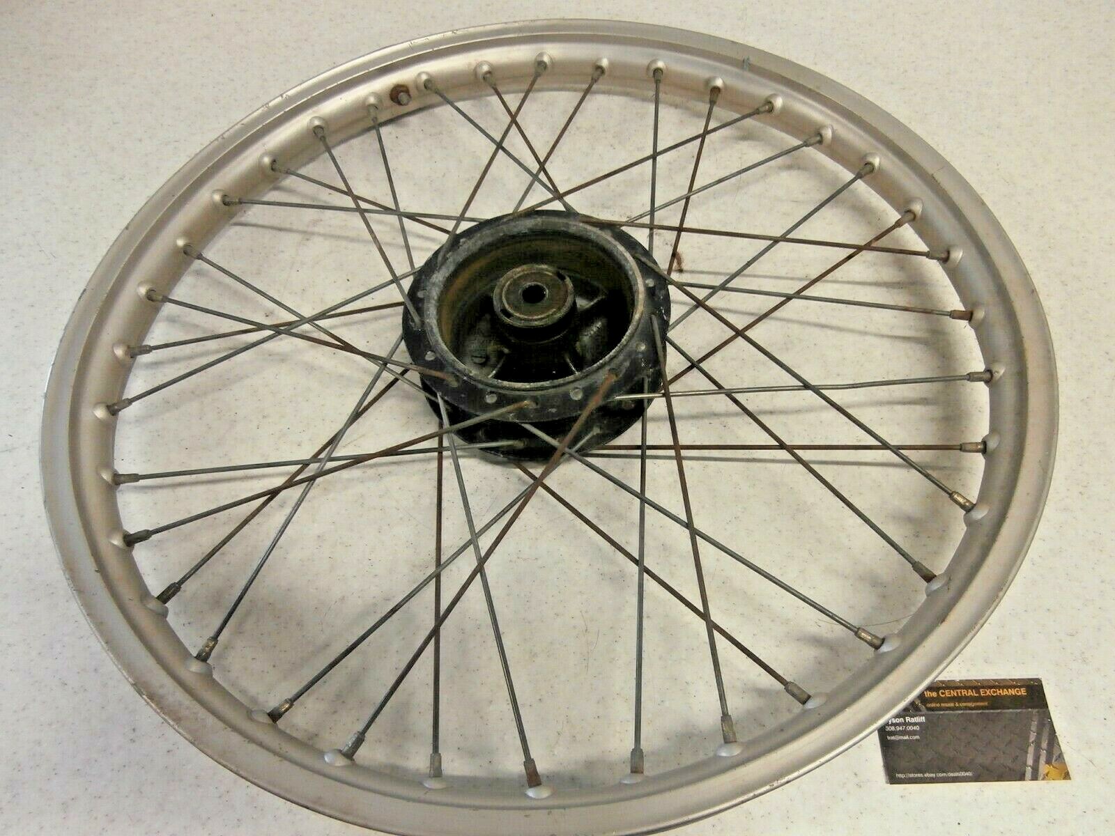 1974 Honda Mt125 MT 125 Elsinore Front Wheel Spoke Hub 1.60x21 Rim ...
