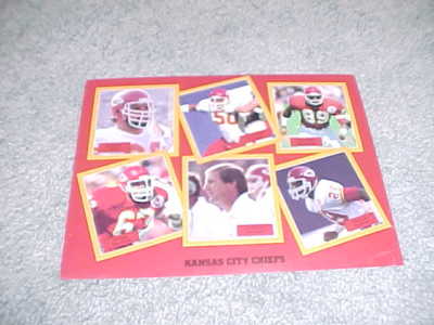 1985 Kansas City Chiefs Fact Pack Football Sheet Henry Marshall Brad ...