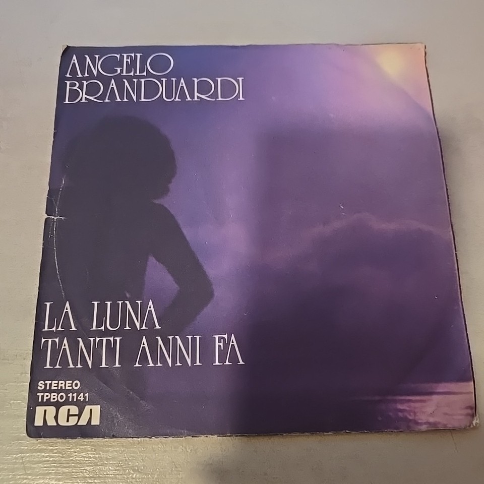 🎵ANGELO BRANDUARDI 🎵LA LUNA TANTI ANNI FA 45 ITALY PRESS 1975 | eBay UK