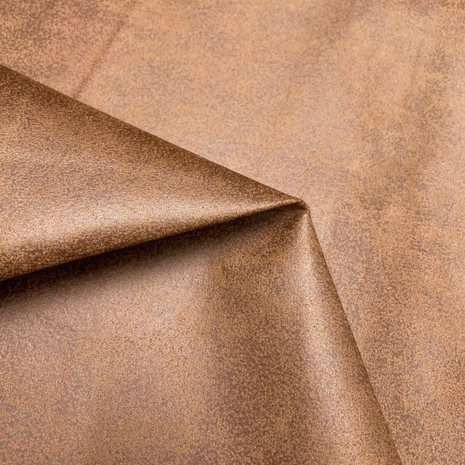Aged Brown Distressed Leather Antiqued Suede Faux Leatherette ...