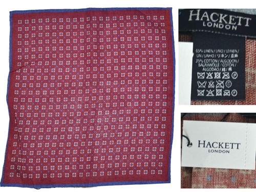 HACKETT Men's Linen Pocket Square HA33 T0G | eBay