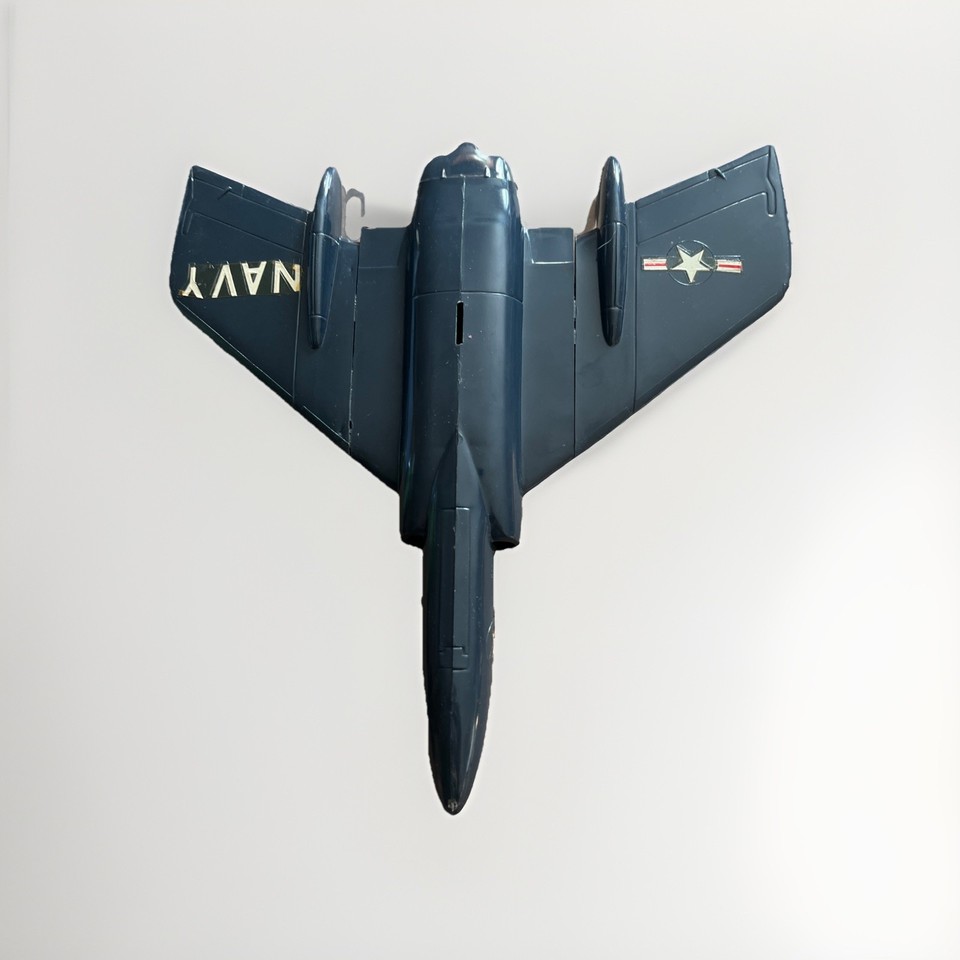 Vtg. NAVY F7U Cutlass Bomber Airplane Model | eBay