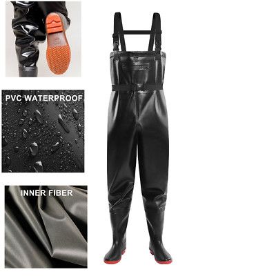 UK Fishing Waders Dry Suit Hunting Waterproof Chest Waders With Boots ...