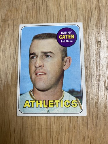 1969 Topps Baseball Danny Cater Oakland Athletics Card #44 | eBay