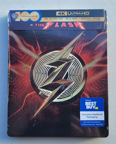 The Flash Best Buy Limited Edition Collectible Steelbook 4K Ultra HD ...