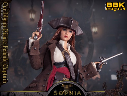 BBK Pirates of the Caribbean Female Captain Sophia 1/6 Action Figure ...