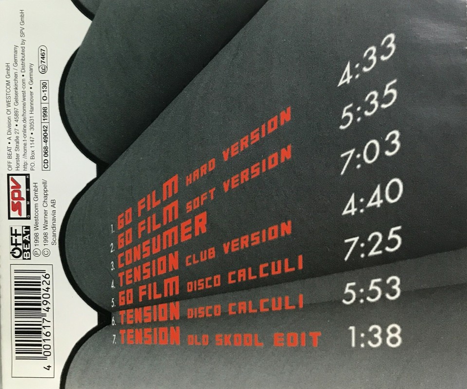 Covenant ‎– Euro E.P. (CD Single 1998 Off Beat Germany) *Very Good* | eBay
