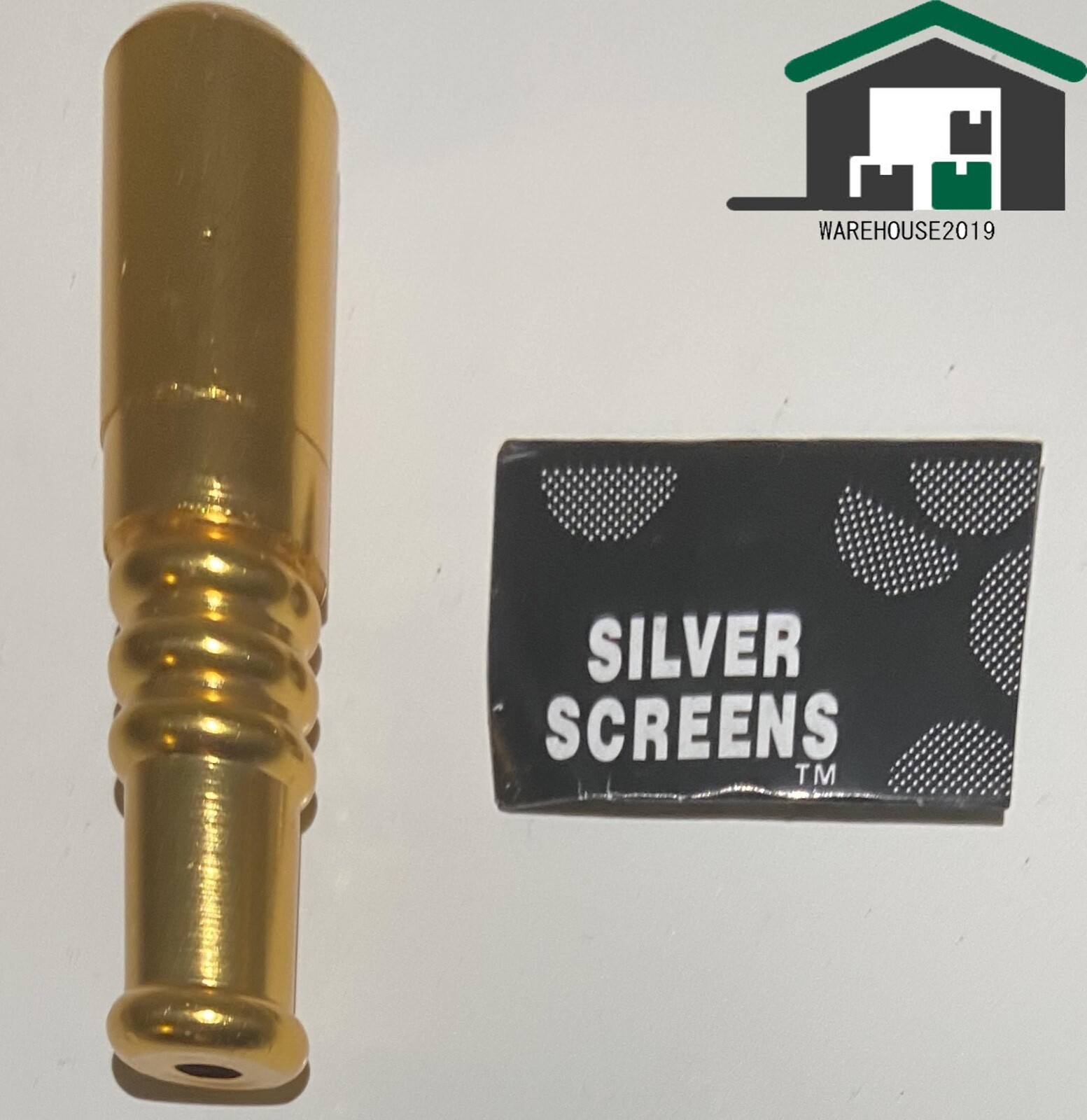 1X Sneak A Toke GOLD Fat Bat Bullet One Hitter 2.5”Zeppelin Pipe+FREE 5 ...