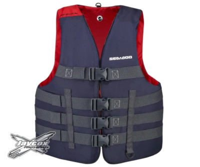 Sea-Doo Men's Navigator PFD Navy/Red 2XL/3XL #2859477489 | eBay
