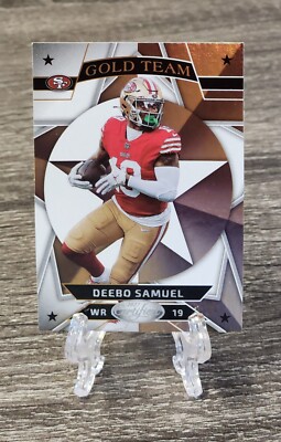 DEEBO SAMUEL 2023 Panini Certified Football Gold Team Insert 49ers #GT ...