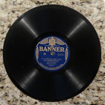 Irving Kaufman / Hall and Ryan 1926 Vaudeville 78rpm Banner Records ...