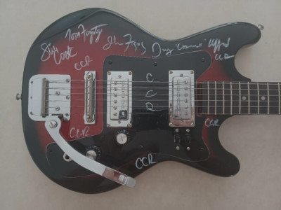 1970 CCR Guitar Poster Wall Art Print size 11x17in CREEDENCE CLEARWATER ...