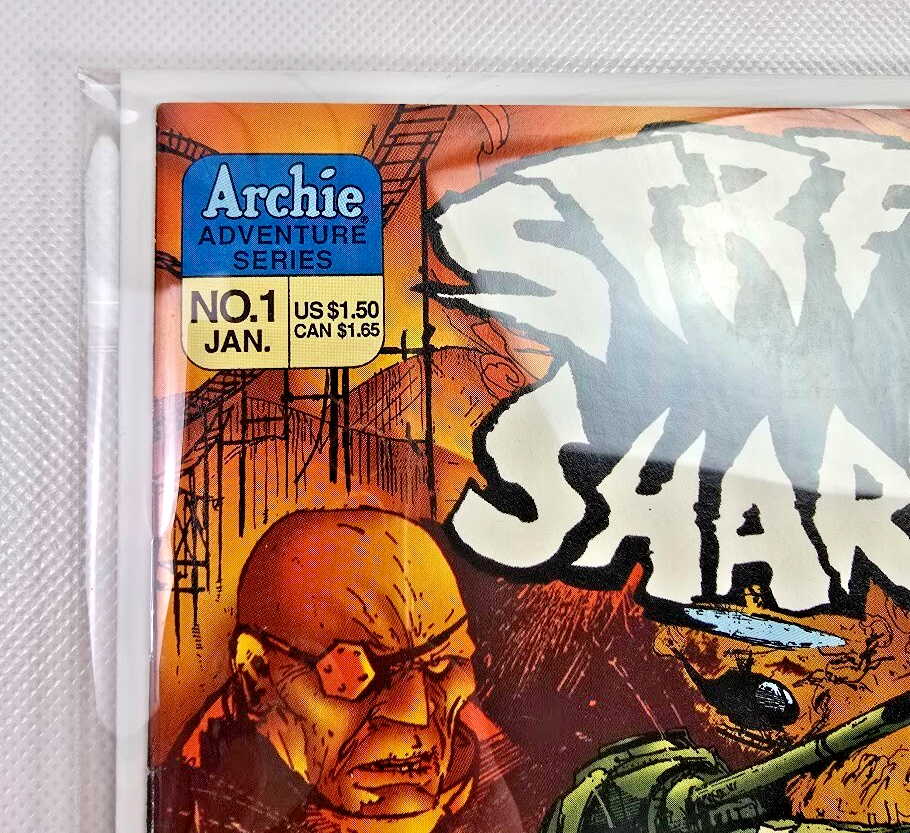 Street Sharks #1 1996, Archie Comics Mylar and Fullback Board | eBay