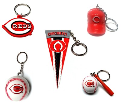 CINCINNATI REDS MLB BASEBALL LICENSED KEYCHAIN BACKBACK PULL GIFT YOU ...