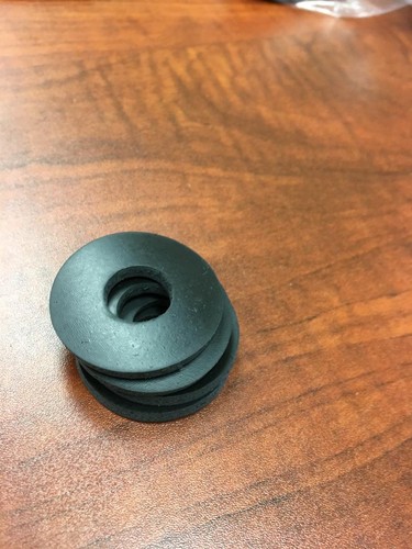 Nylon inserted Neoprene Rubber Washers 1-3/4" OD x 11/16" ID 1/8" thick ...