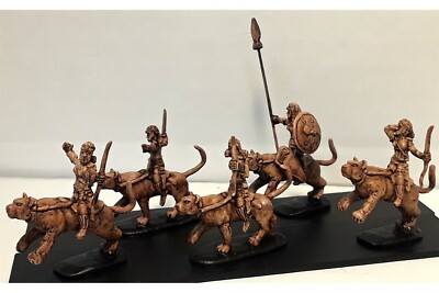 15mm Fantasy Amazon Cavalry with Bows on Jaguars (8 figures) | eBay