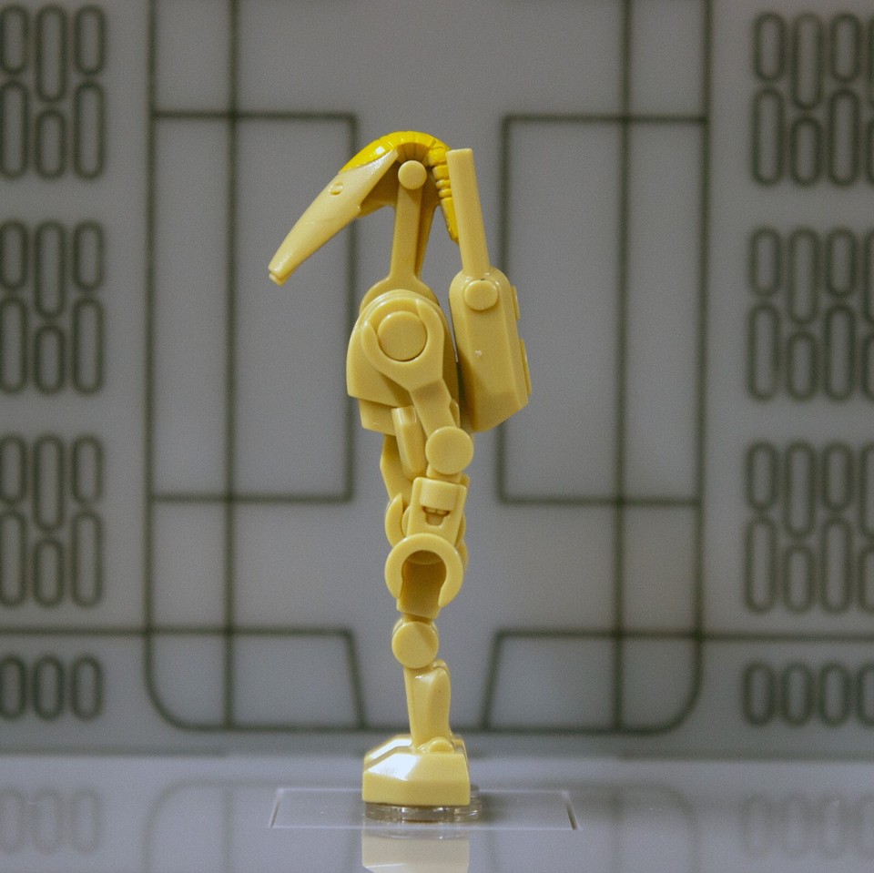 4xCIS Separatist B1 Series Battle Droid Clanker Tan Commander Clone ...