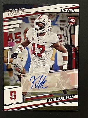 KYU BLU KELLY RC AUTO 2023 Chronicles Draft Prestige Xtra Points | eBay