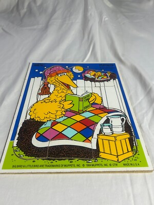 Playskool Sesame Street Big Bird Little Bird Bedtime Puzzle 315-24 | eBay
