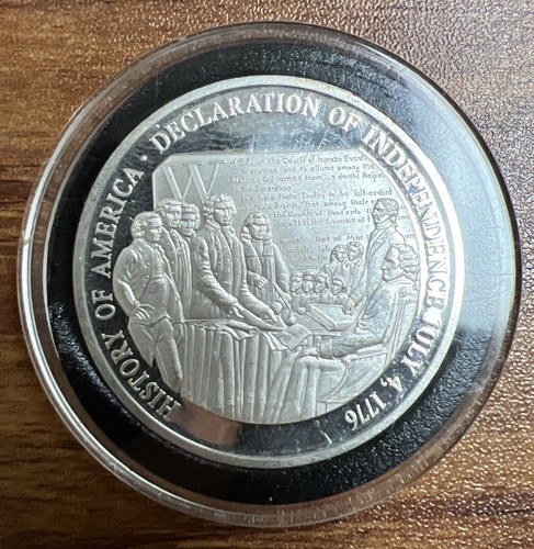 DECLARATION INDEPENDENCE BIRTH OF OUR NATION .925 SILVER COIN (T-BT) | eBay