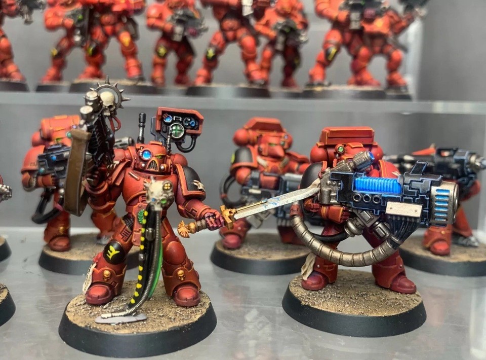 Blood Angele Devastator Squad Space Marines Warhammer 40K Army lot pro ...