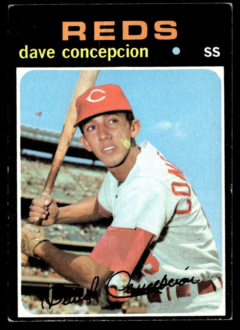 1971 Topps Dave Concepcion (MK) RC Cincinnati Reds #14 | eBay