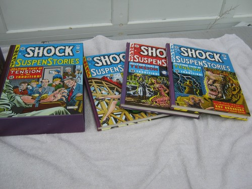 EC COMICS - COMPLETE -SHOCK SUSPENSTORIES - 3 VOLUME BOX SET ...