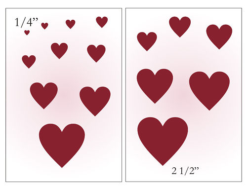Valentine Cut Outs Stencils Heart Cut Outs Valentines Day | TPT