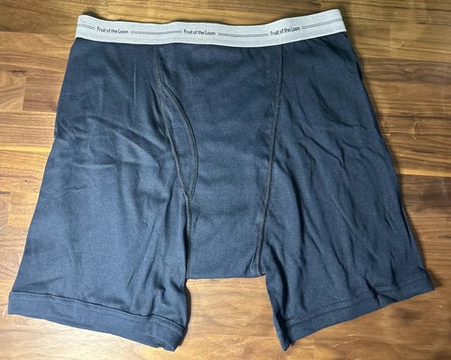(1) NOS VTG Men’s Fruit of the Loom FTL Dark Blue Boxer Brief Underwear ...