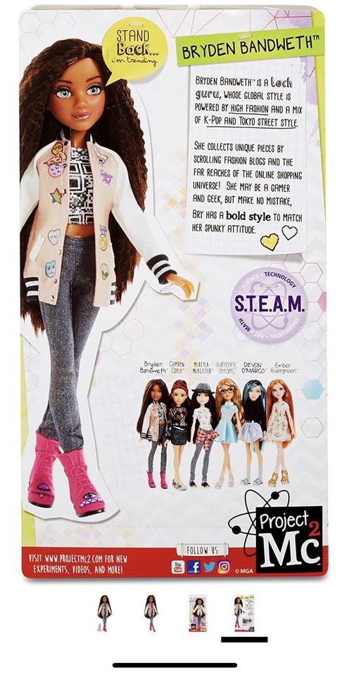 Project Mc2 Core Doll BRYDEN BANDWETH | eBay