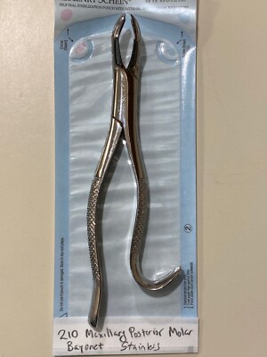 210 MAXILLARY L/R UNIVRSL MOLAR BAYONET DENTAL EXTRACTION FORCEP ...