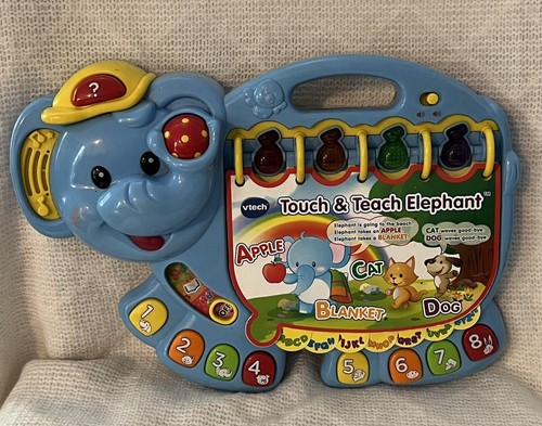 Vtech Touch and Teach Elephant - Learning Educational Toy Numbers ...