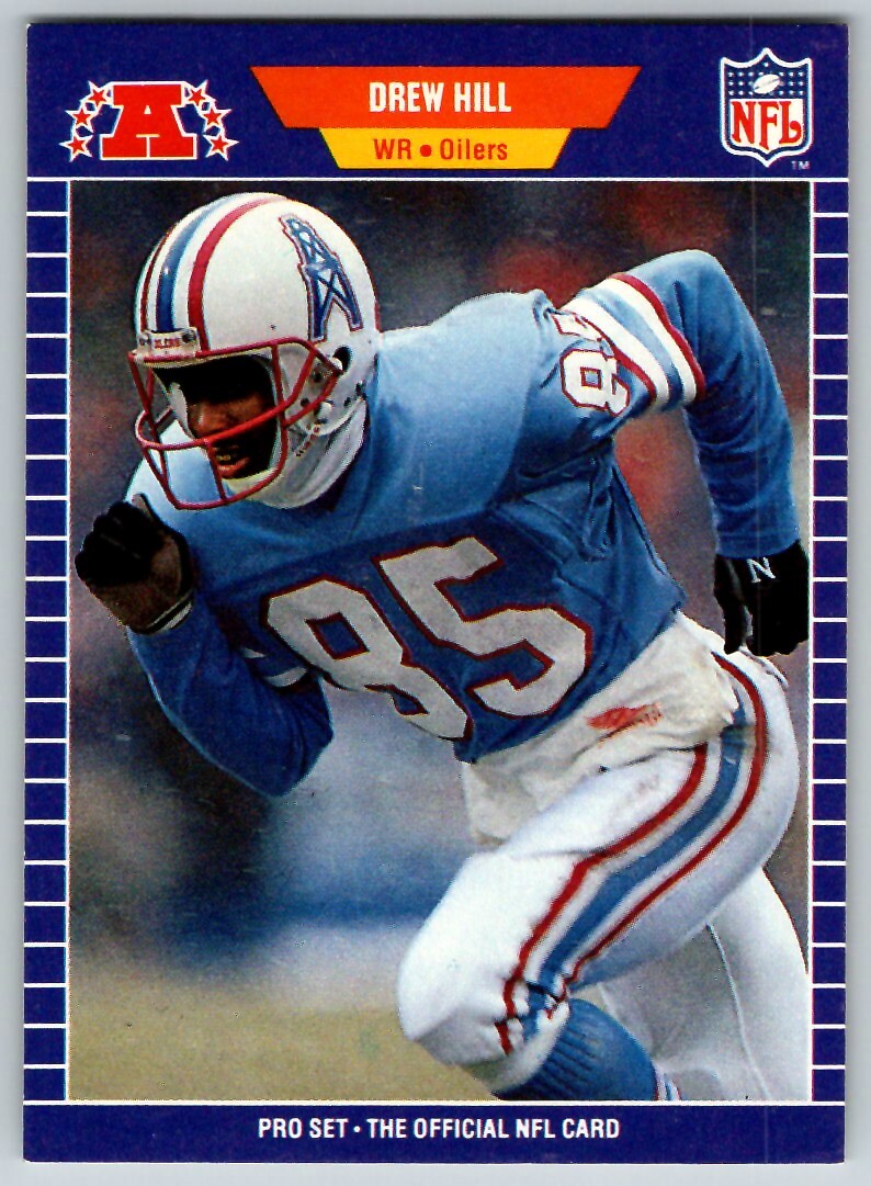 1989 PRO SET DREW HILL HOUSTON OILERS #146 | eBay