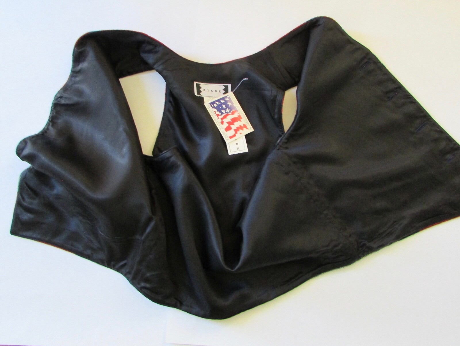 Pendleton Style Rhonda Stark Navy Apache Southwest Wool Blanket Vest Sz ...