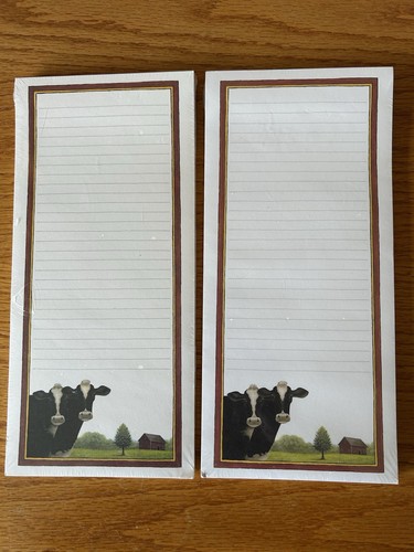 Vintage Two Cows Lang Co. List Pads Main Street Press Lowell Herrero ...