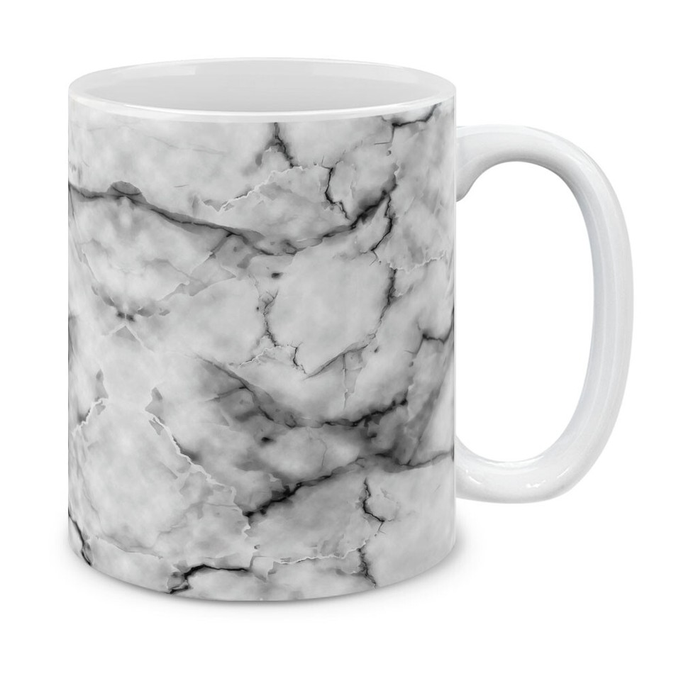Marble Galaxy Ceramic Travel Mug Home Tea Coffee Cup With Handgrip, 11 ...