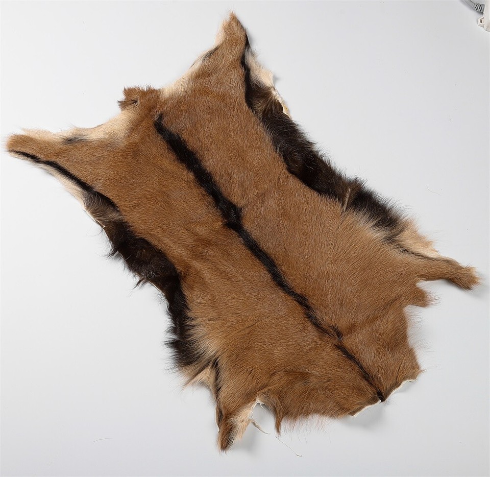 1pcs Real Goat Skin Fur Pelts Hide Goatskin Rug Leather Clothing ...