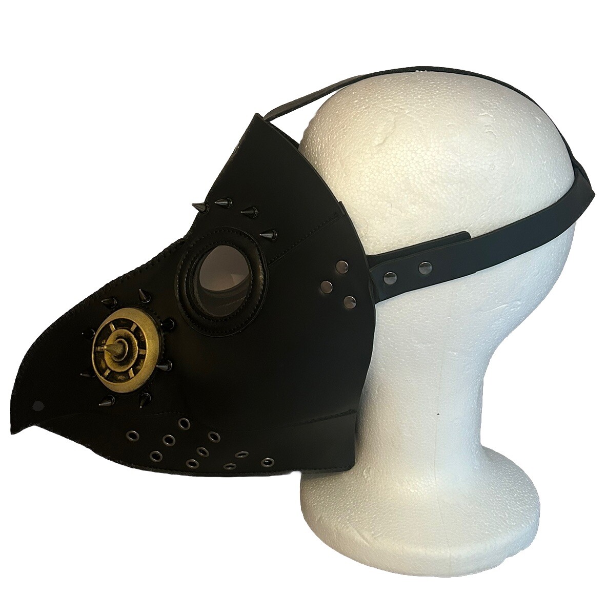 Adult Halloween Plague Doctor Masks Steampunk Mask Bl… - Gem