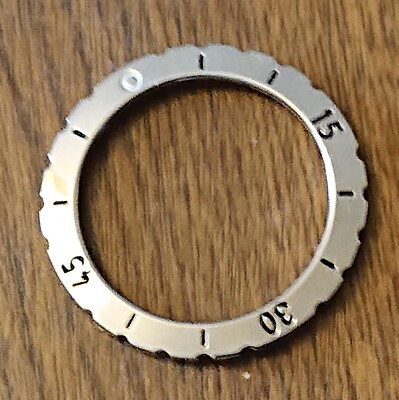 Original Bezel for Vostok Amphibia watch, (V) white open dot, NWOT, UK ...