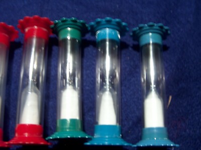 1 Minute Sand Timers Set Of 4 sand timers 60 second timer | eBay