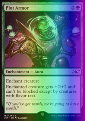 MTG Magic the Gathering Plot Armor (152/654) Unfinity NM FOIL | eBay