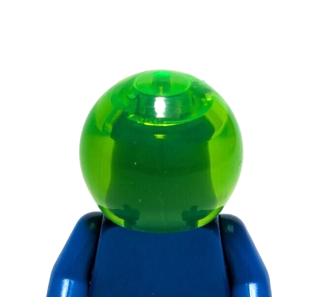 Lego - Minifigure Headgear - Green Orb, Helmet, Space, Alien | eBay