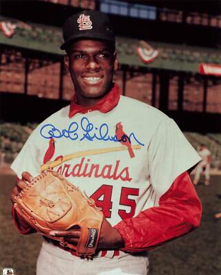 Bob Gibson Cardinals Signed 8x10 Photo Autograph Auto PSA/DNA AM74677 ...