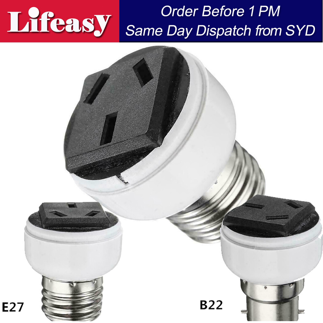 Threaded Lamp Socket Light Holder 4pcs E26/E27 Lamp Socket 1/8IP