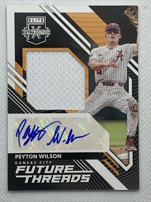 2021 ELITE EXTRA EDITION FUTURE THREADS TANNER ALLEN PATCH AUTO | eBay