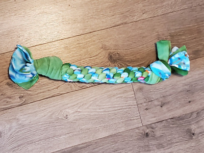 Large Handmade Fleece Dog Puppy Tug Pull Toy Rope Play 20 in | eBay