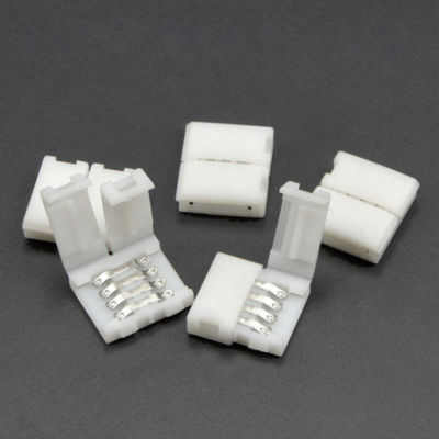 10mm 4Pin Clip Pcb Connector Adapter For 5050 LED Single Color Strip ...